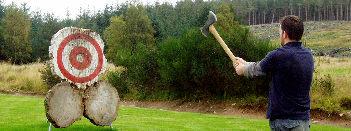 Axe Throwing - Deeside Activity Park